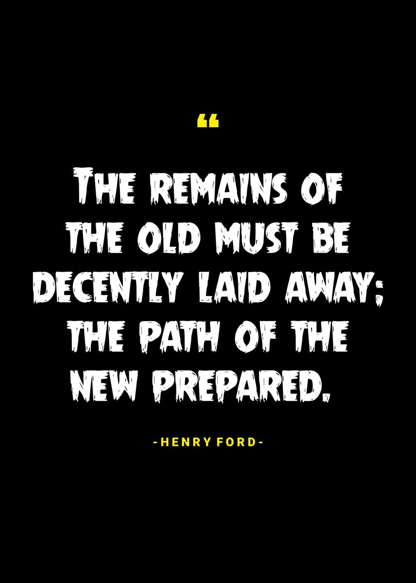 'Henry Ford Quotes' Poster, picture, metal print, paint by Twenty ...