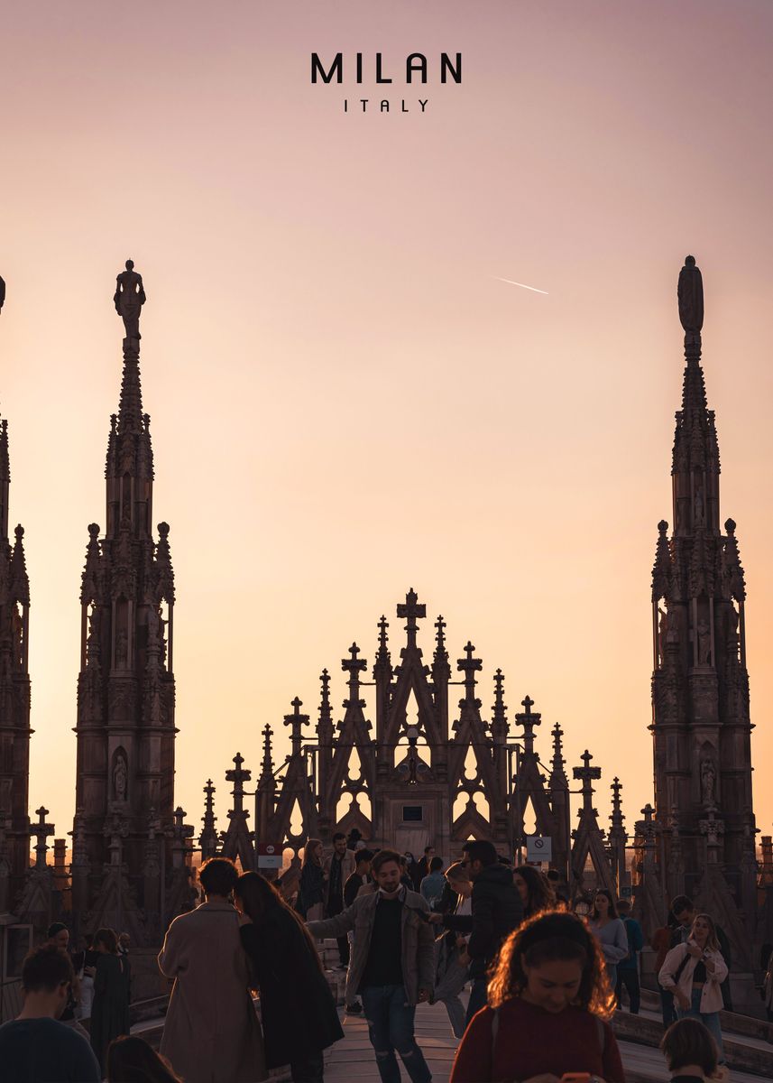 'Milan ' Poster, picture, metal print, paint by Big City | Displate