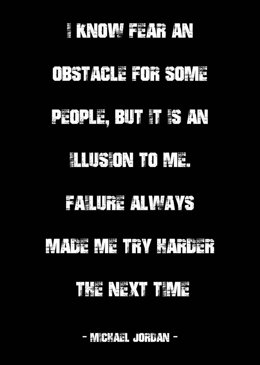 'QUOTES MJ' Poster, picture, metal print, paint by Ways Shops | Displate