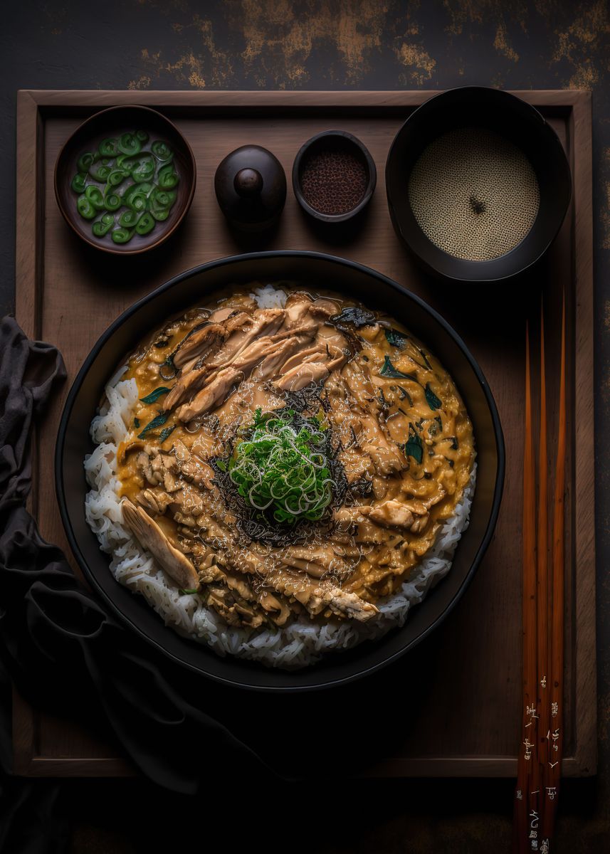 'gyudon rice' Poster by Elain | Displate