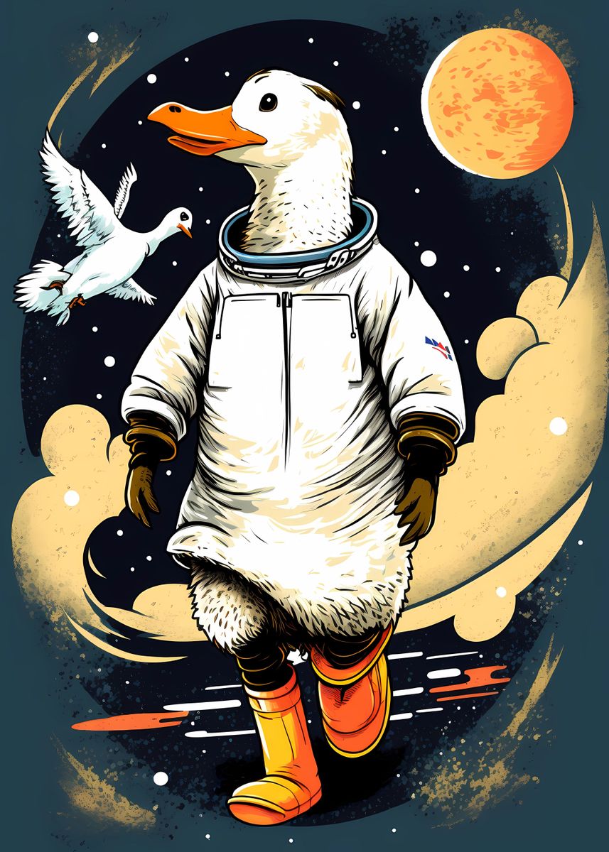 'Wonder Goose' Poster by Leah Decor | Displate