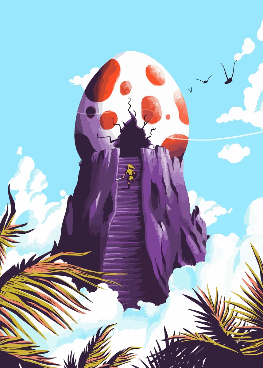 'link breath of the zelda' Poster by Leonardo Djuminnic | Displate