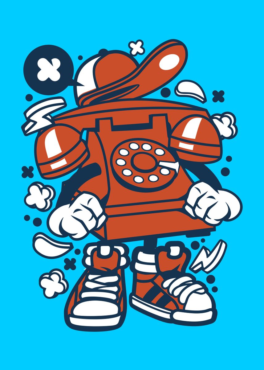 'Cartoon Illustration 452' Poster, picture, metal print, paint by Aloke ...