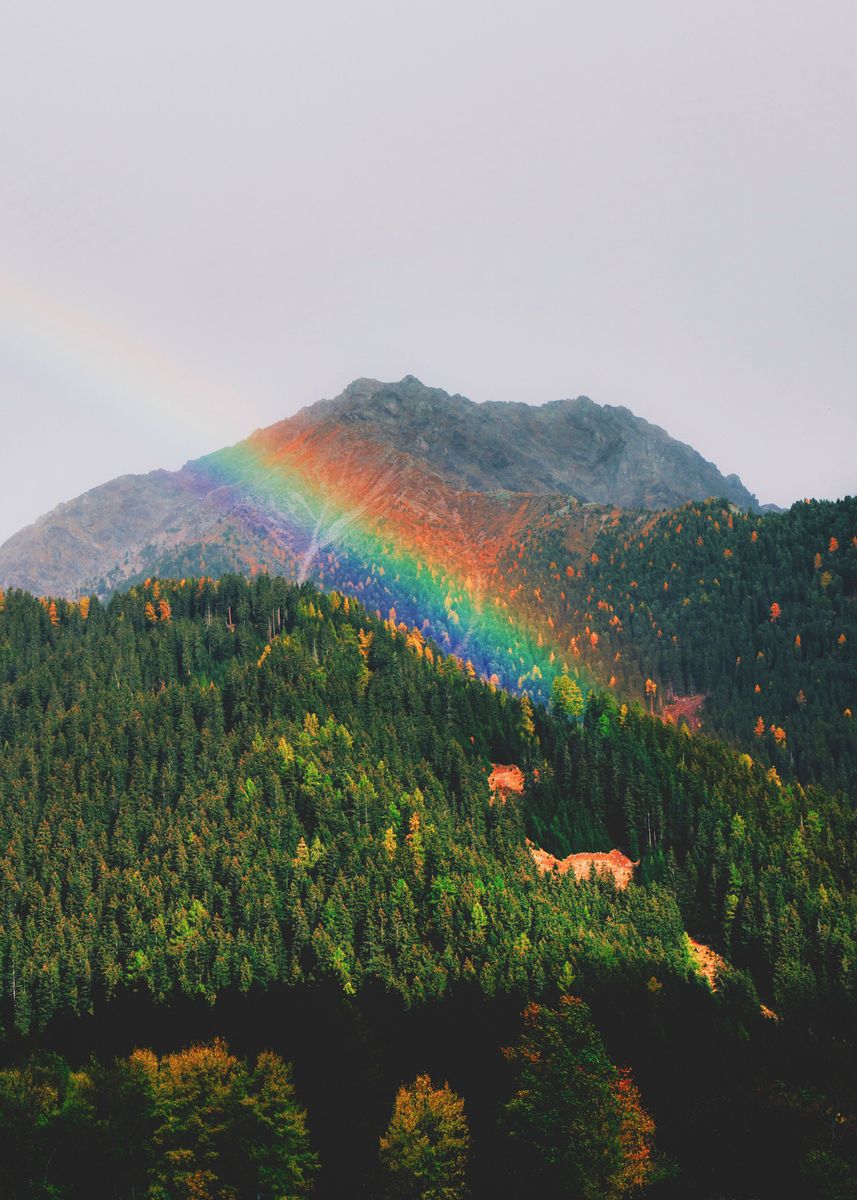 'Rainbow ' Poster, picture, metal print, paint by Explore Universe ...