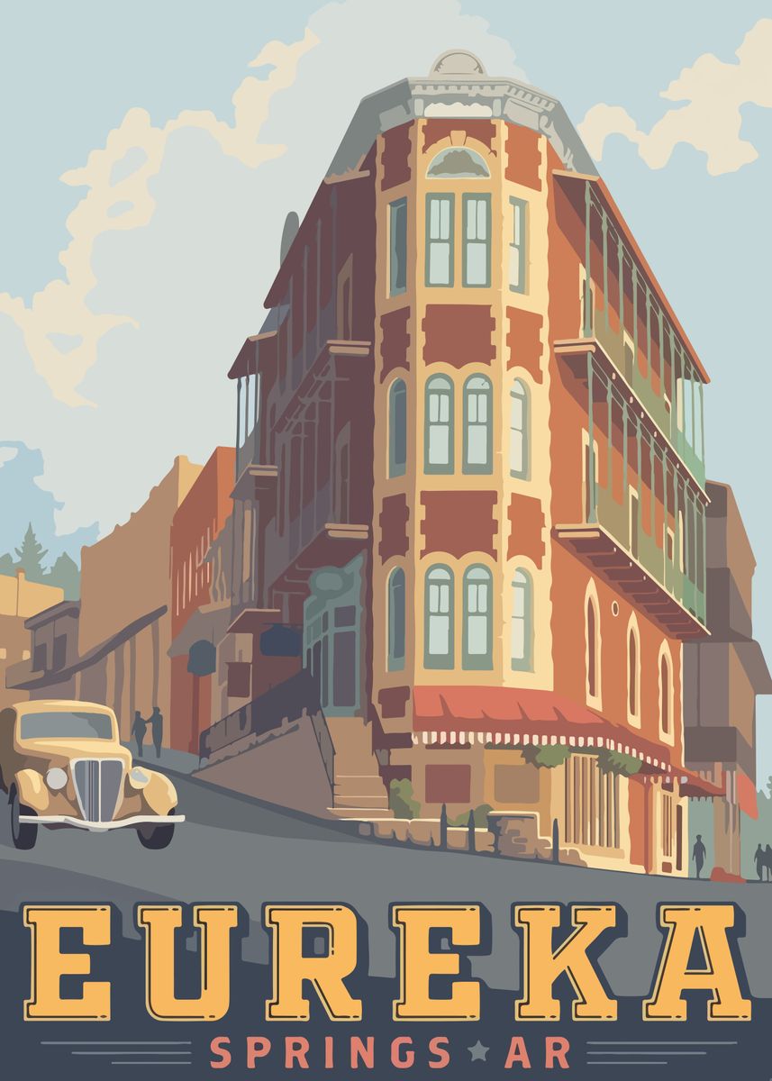 'travel to eureka' Poster, picture, metal print, paint by Leonardo ...