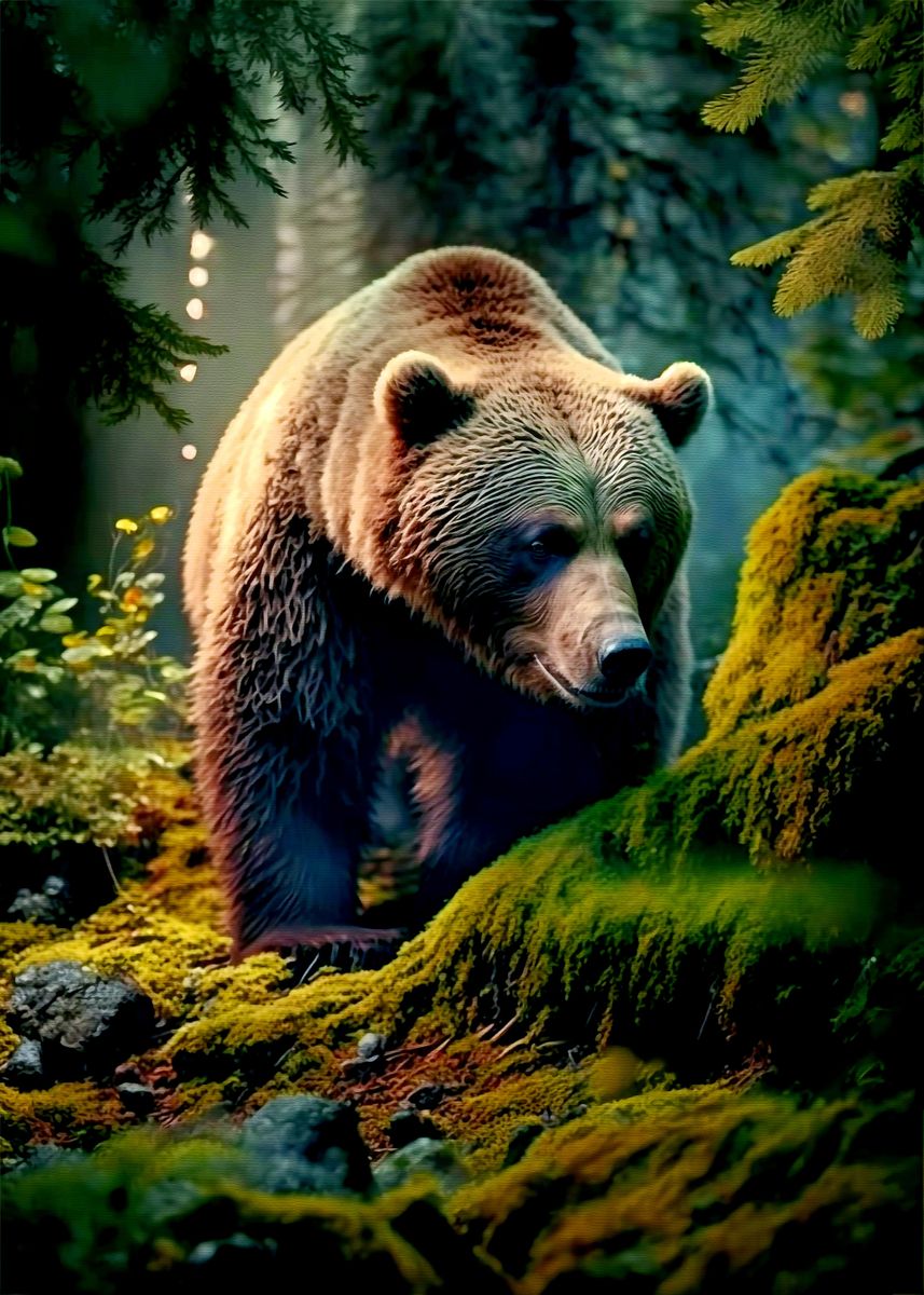 'Bear' Poster by khoa doan | Displate