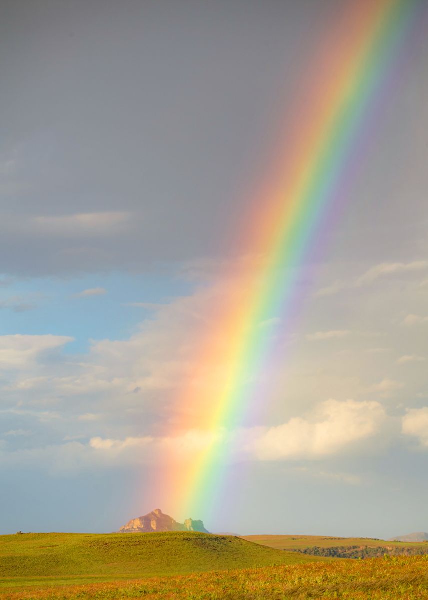 'Rainbow ' Poster, picture, metal print, paint by Explore Universe ...