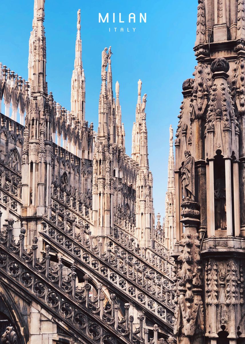 'Milan ' Poster, picture, metal print, paint by Big City | Displate