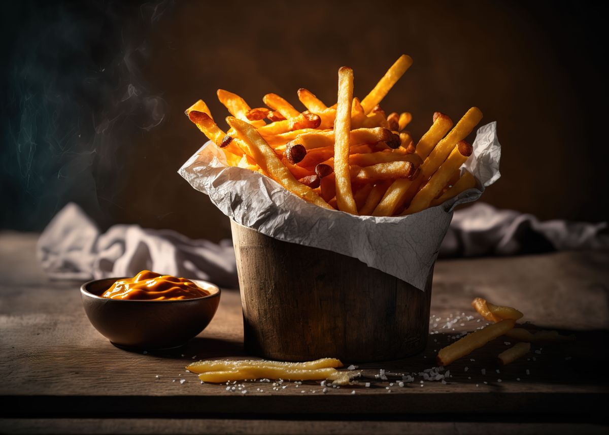 'fries ' Poster by Jena | Displate