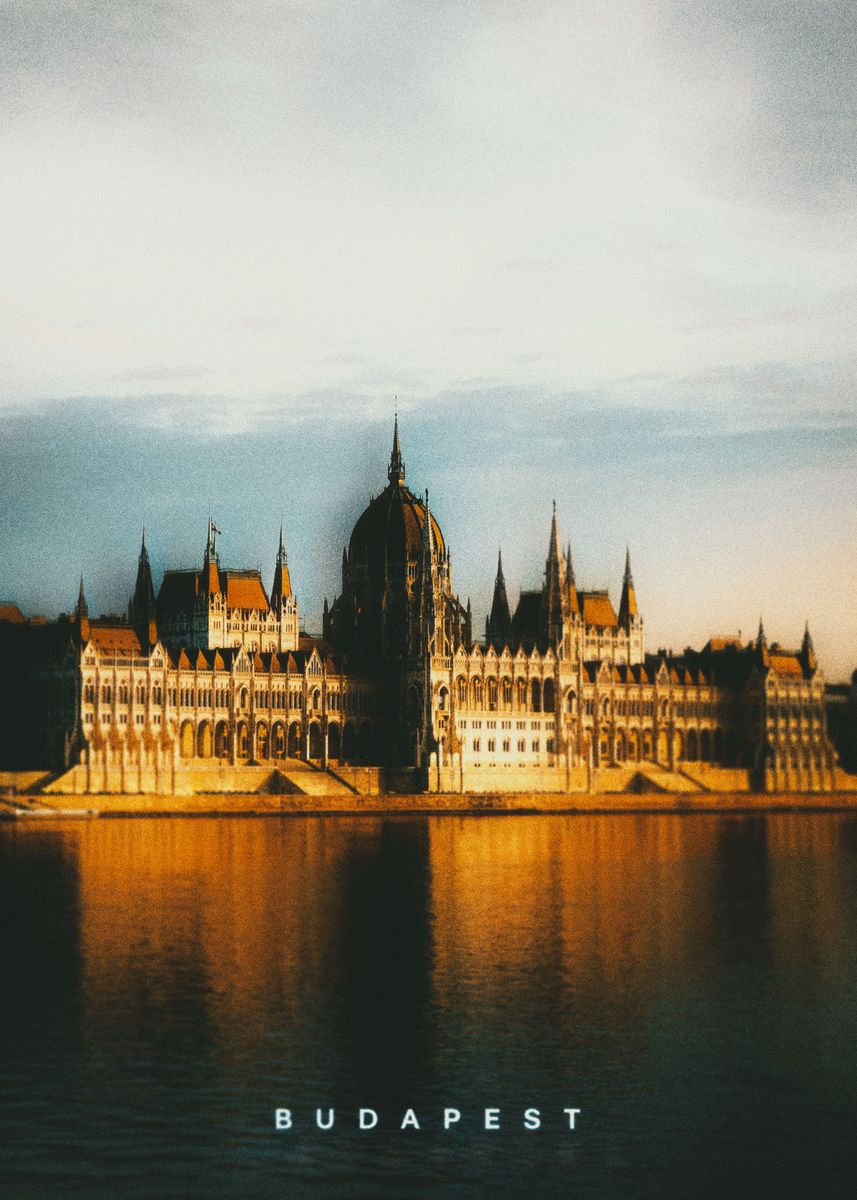 'Budapest' Poster by Visitify | Displate