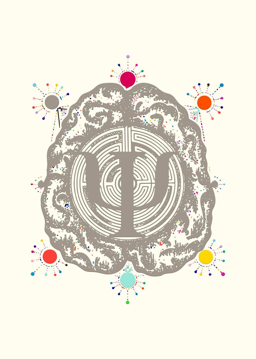 'Brain And Psychology' Poster, picture, metal print, paint by Dutton Jerrell | Displate