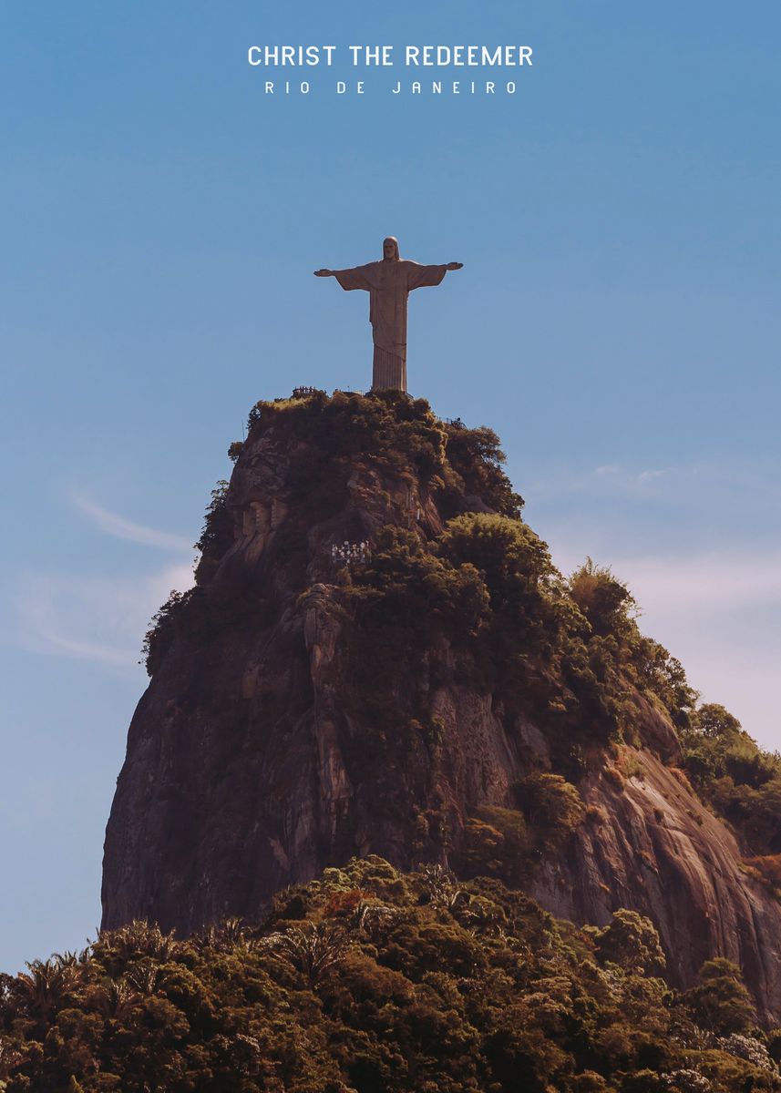'Christ the Redeemer ' Poster, picture, metal print, paint by Travel ...