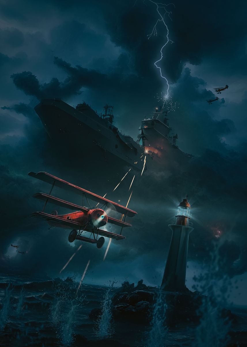 'Under Attack' Poster, picture, metal print, paint by vandervisuals ...