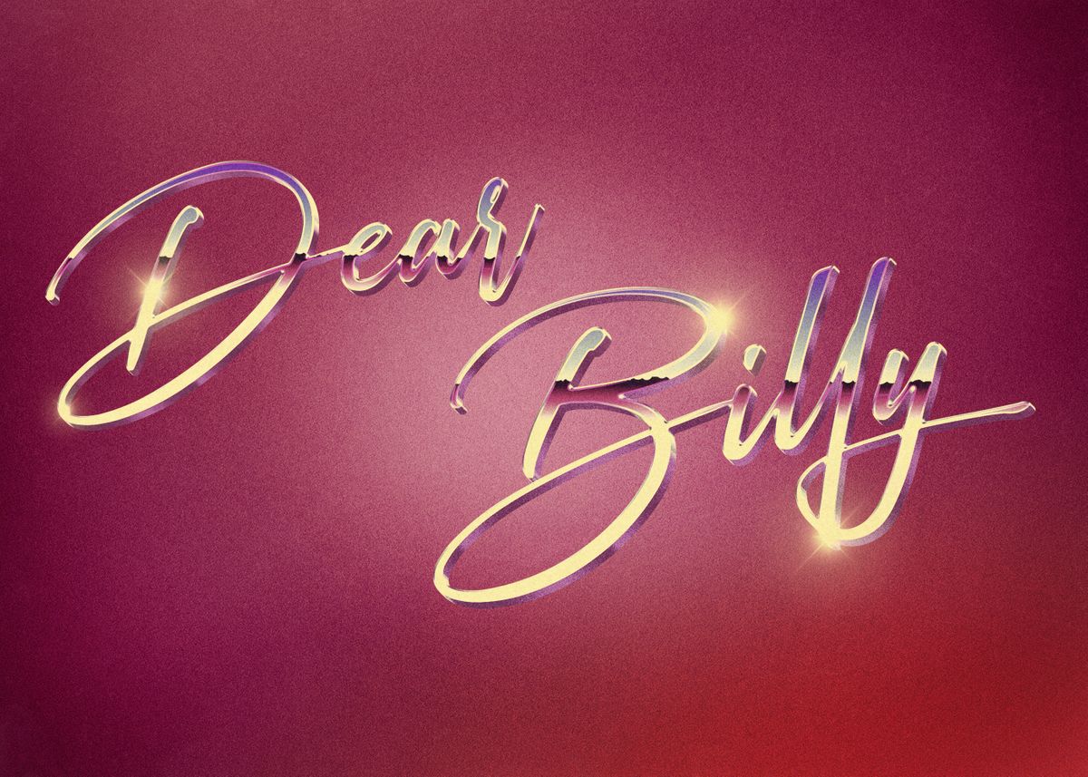 'Dear Billy Retro' Poster by Stranger Things Series | Displate