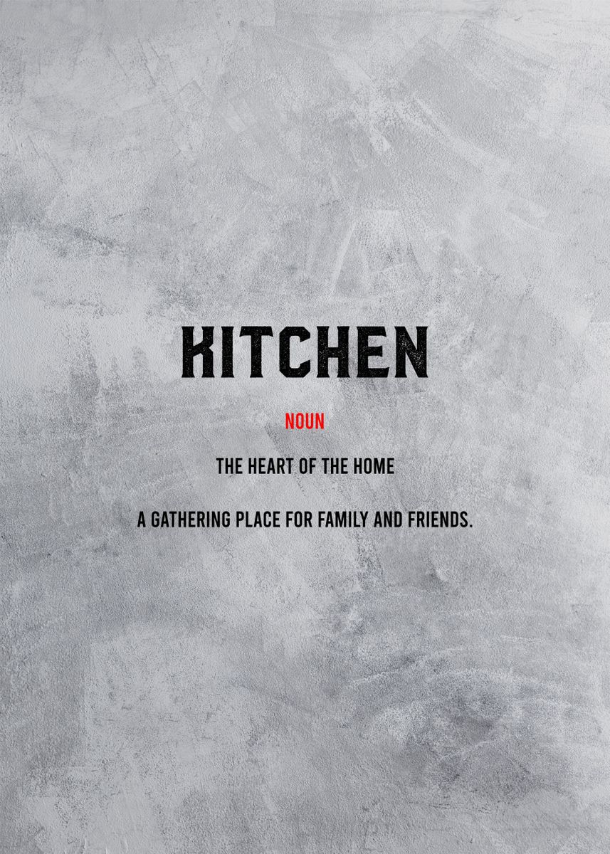 'kitchen' Poster, picture, metal print, paint by Bestselling cool ...