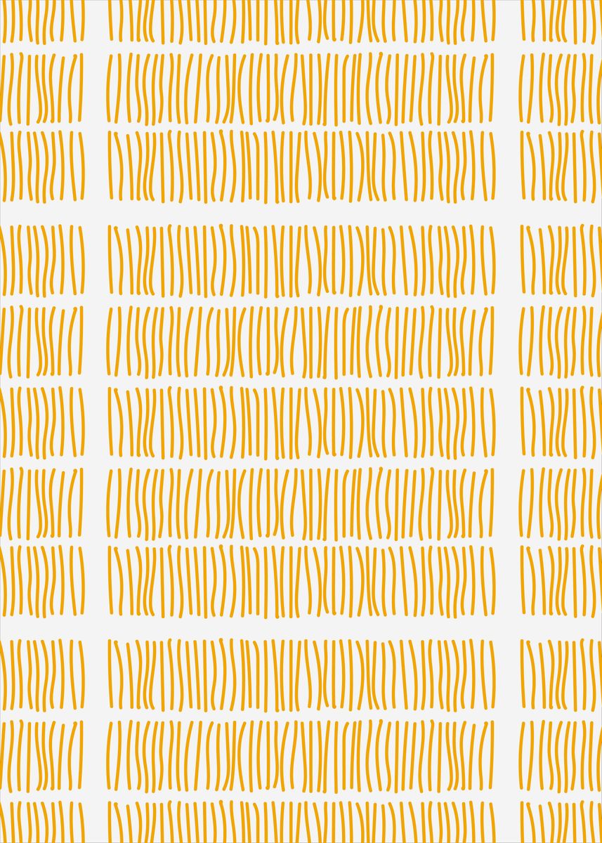 'Yellow Line Square 1' Poster, picture, metal print, paint by Albarizi ...