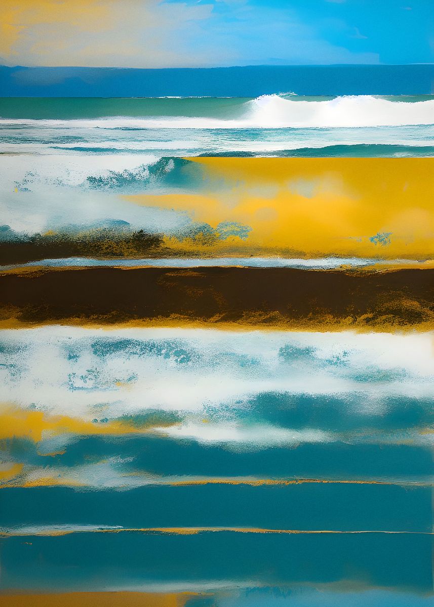 'Minimalist Abstract ' Poster, picture, metal print, paint by BluePinkPanther | Displate