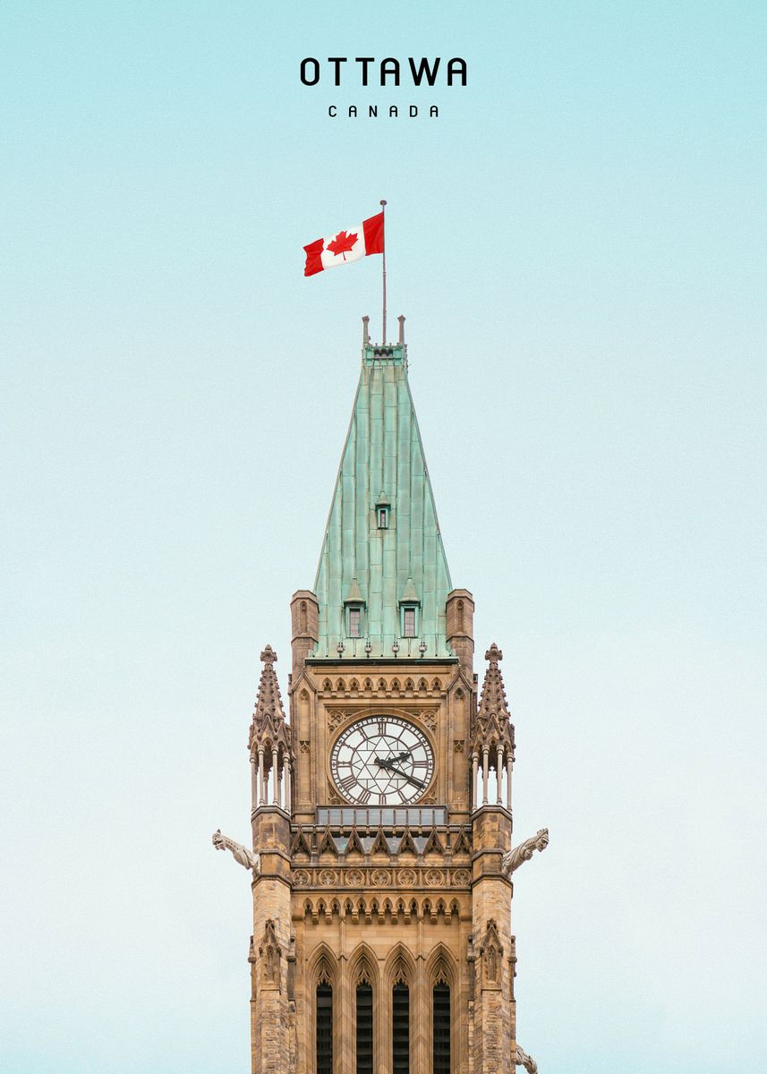 'Ottawa ' Poster, picture, metal print, paint by Explore Universe ...