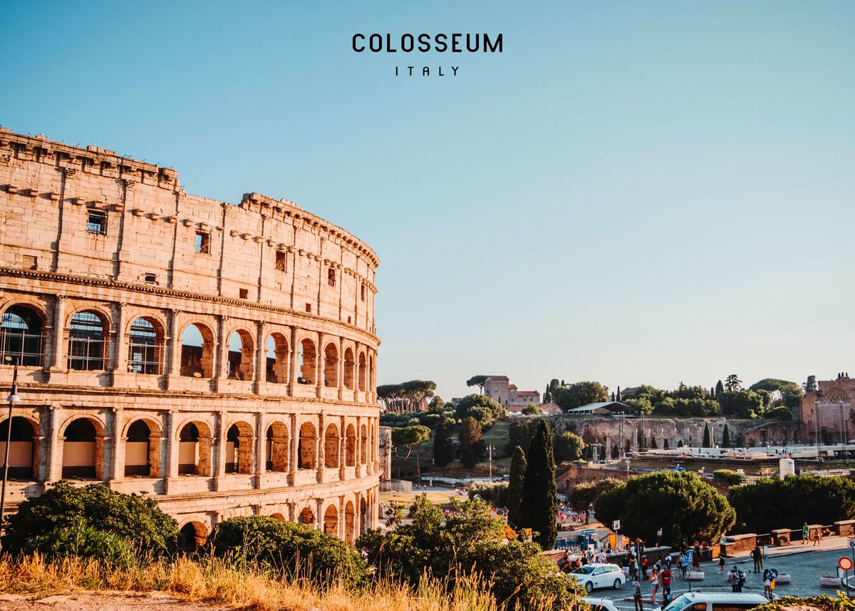 'Colosseum ' Poster by Famous City | Displate