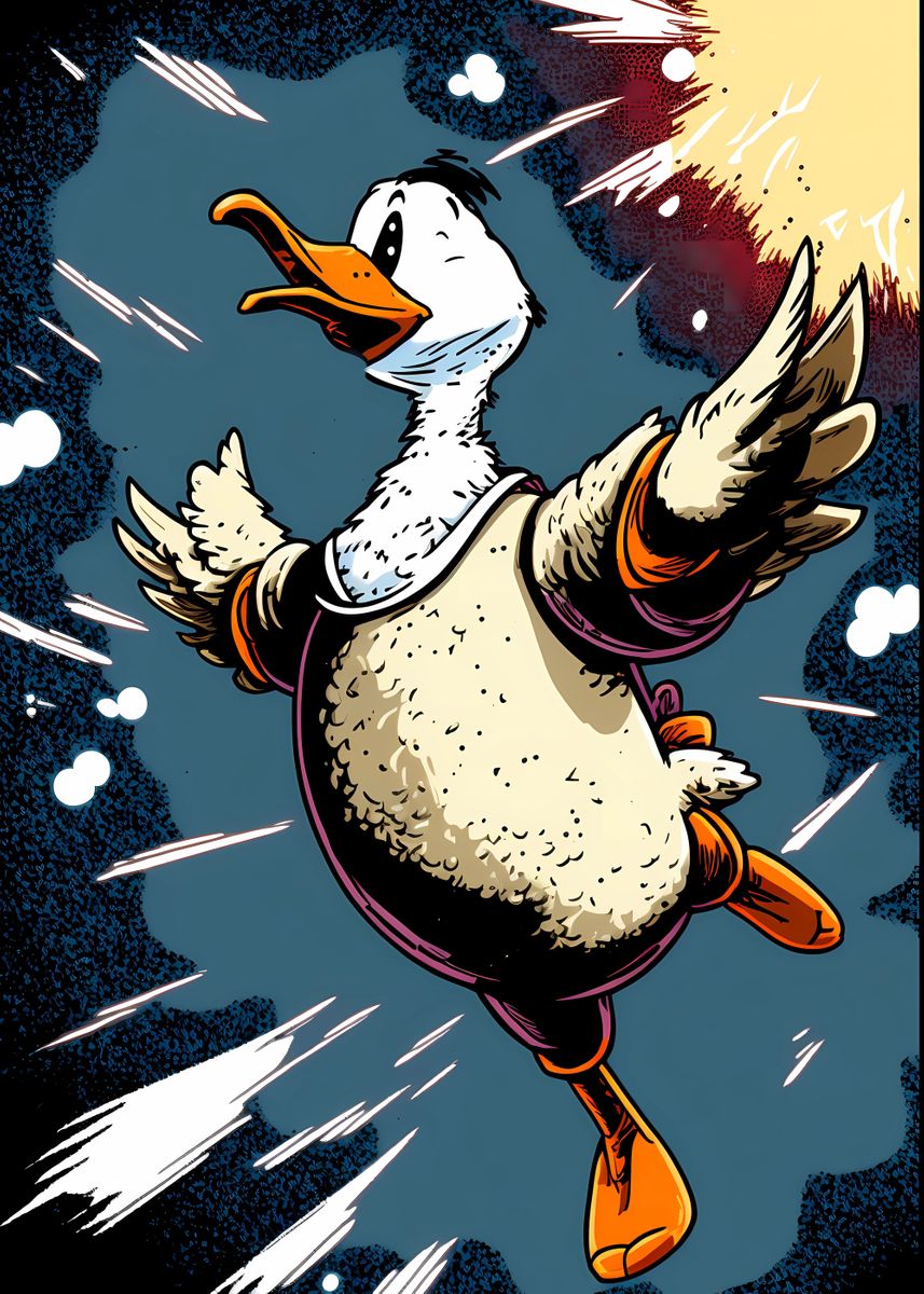 'Goose Magical world' Poster, picture, metal print, paint by Leah Decor ...