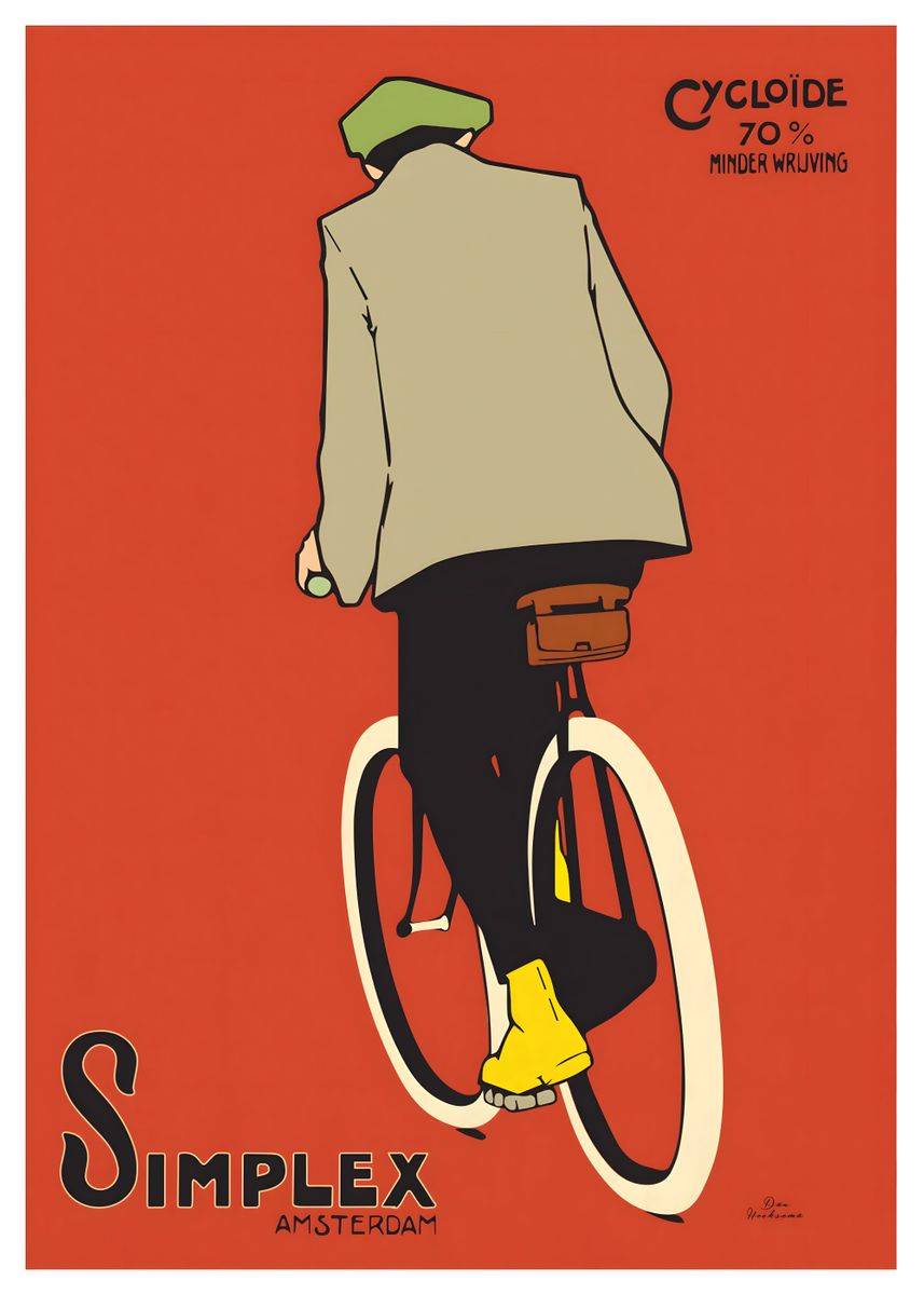 'Simplex Bicycle' Poster by Izu | Displate
