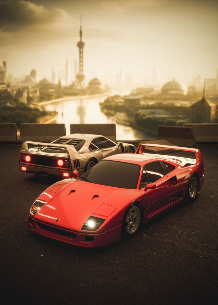 'The Iconic Sports Car' Poster, picture, metal print, paint by 21 MXM ...