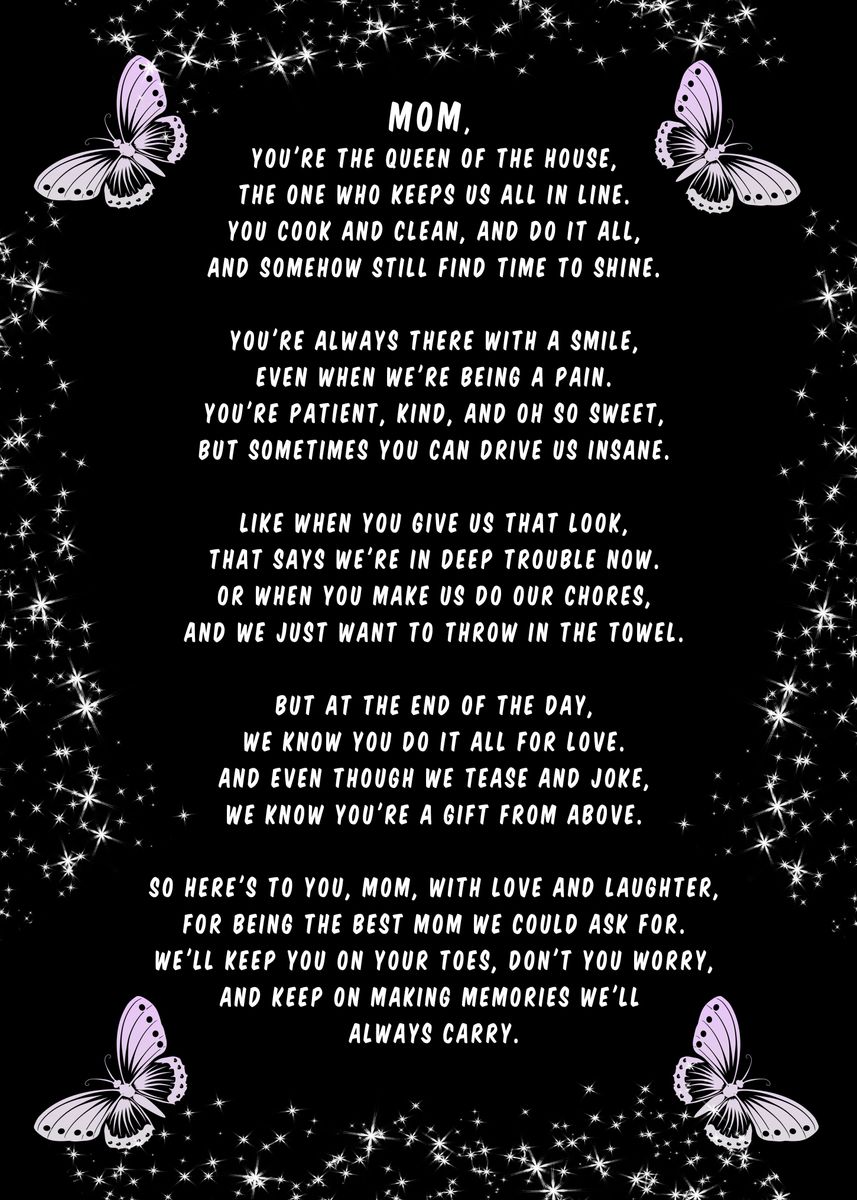 'Mom my queen' Poster, picture, metal print, paint by ANDRE MCKAY ...