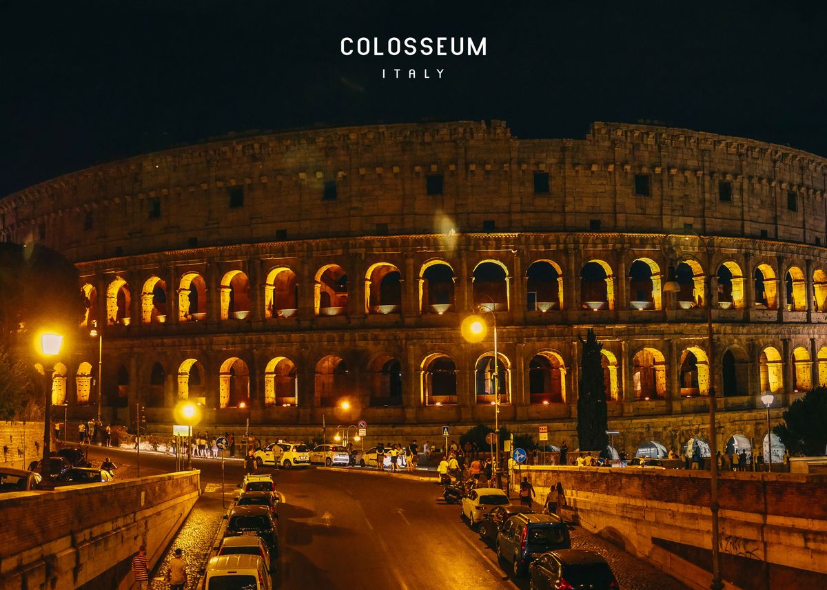 'Colosseum ' Poster by Famous City | Displate