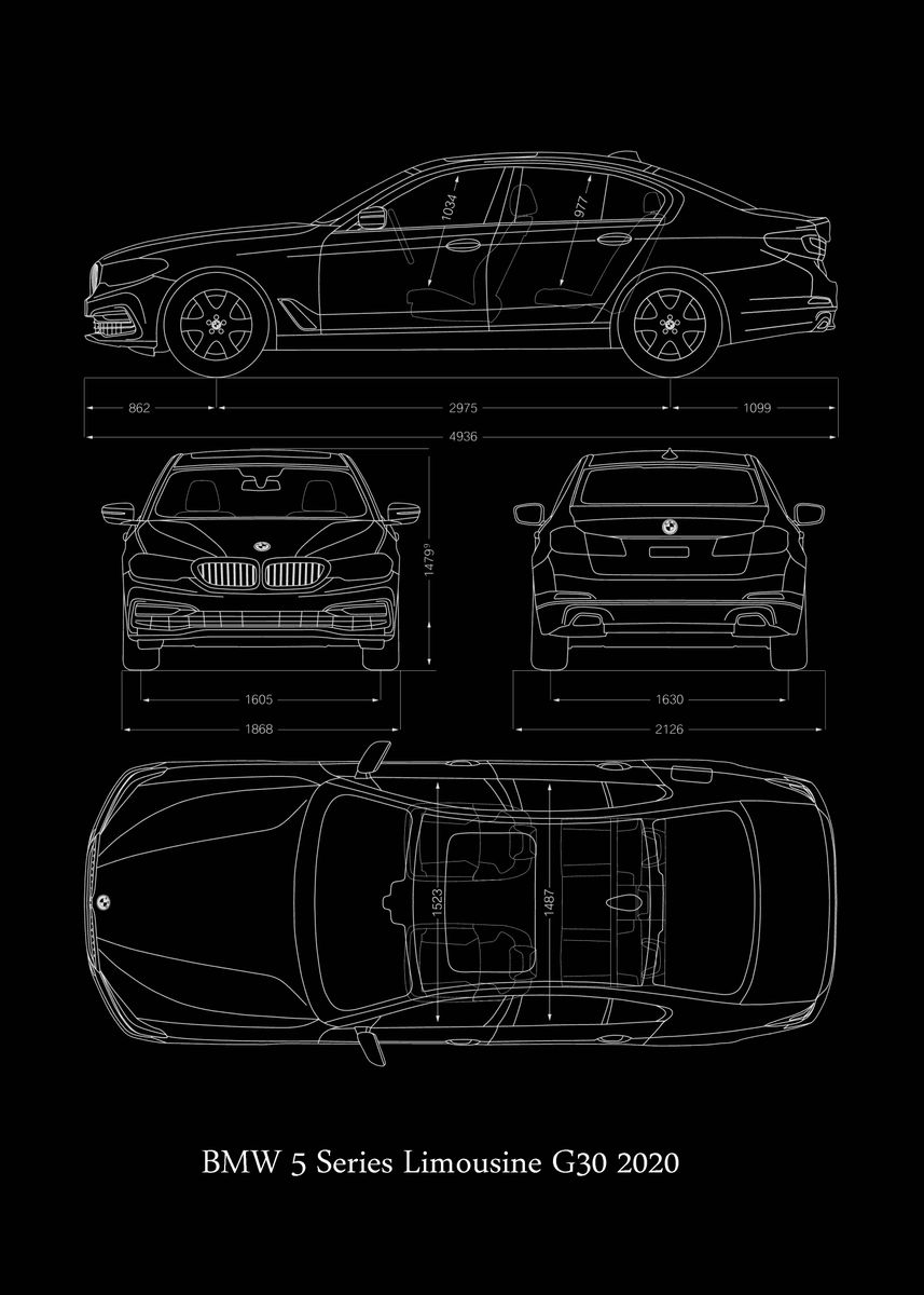 Bmw G30 Poster
