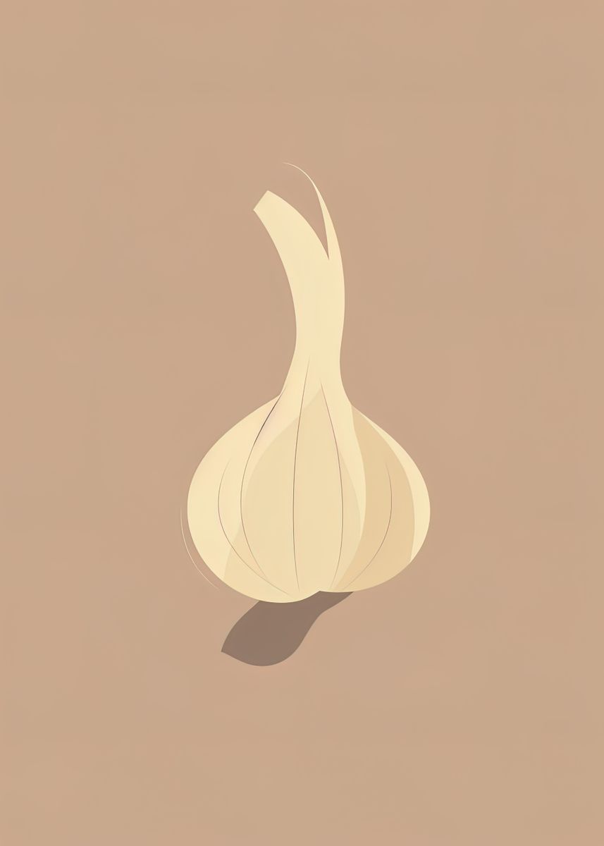'Garlic' Poster by Powerful Words | Displate