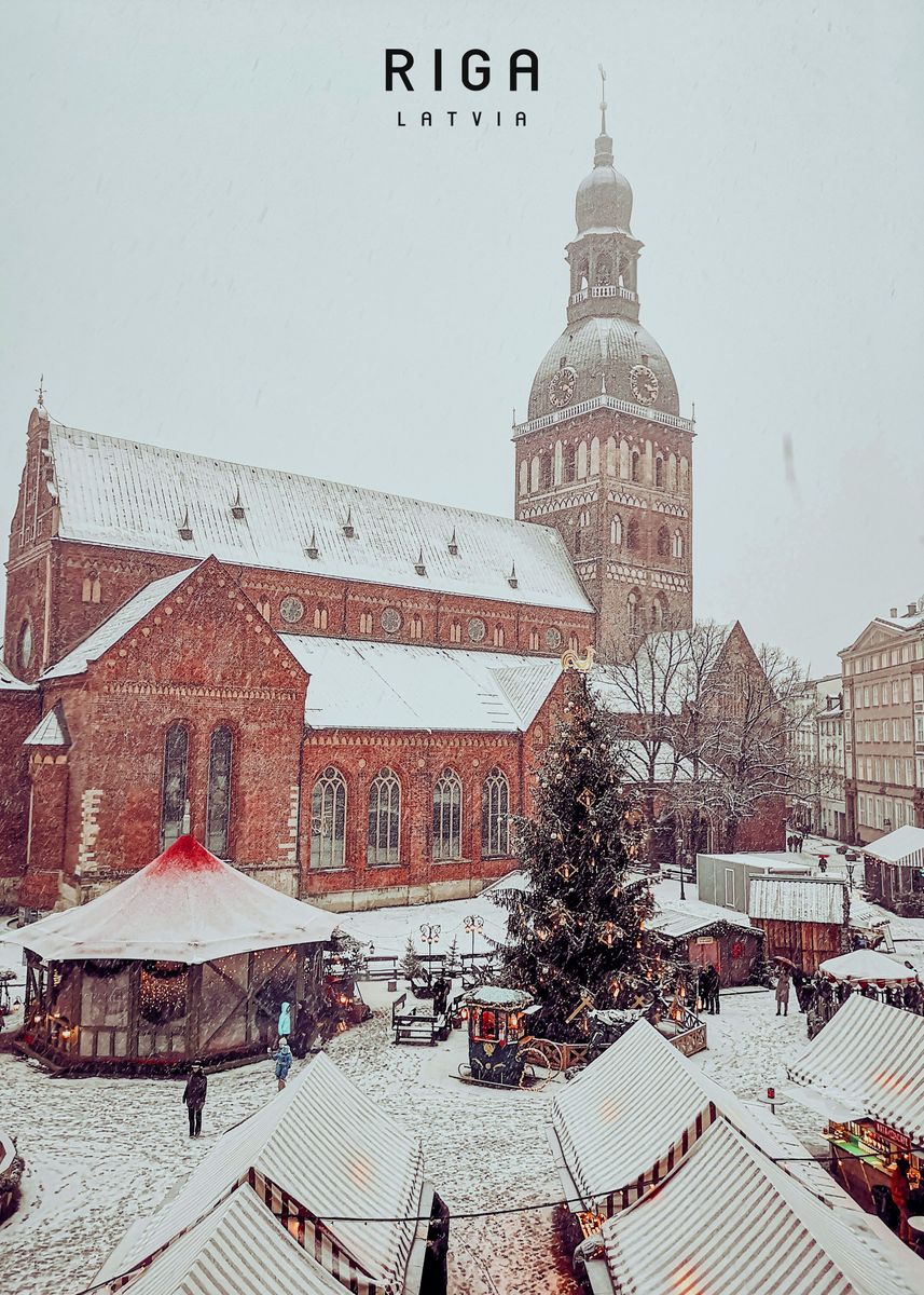'Riga ' Poster, picture, metal print, paint by Big City | Displate