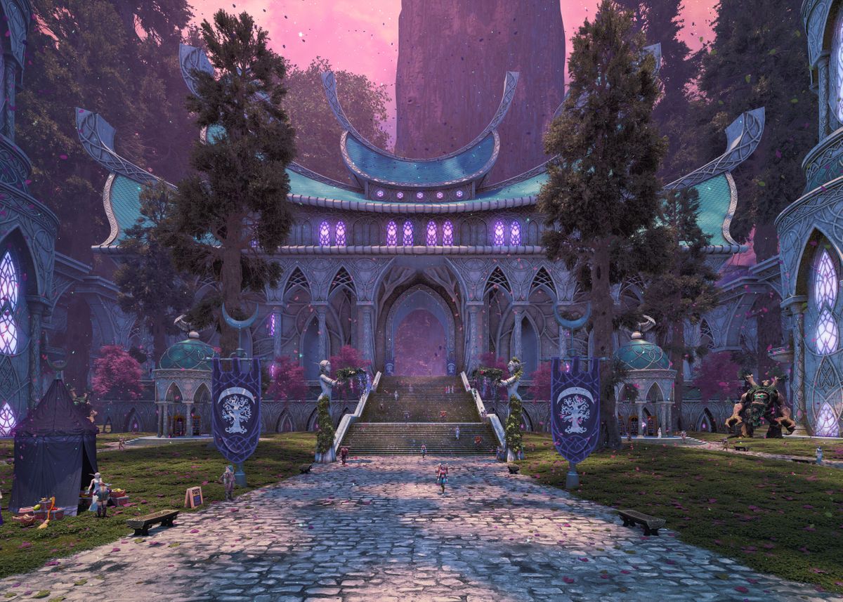 'Elven City' Poster by dreamwalker | Displate