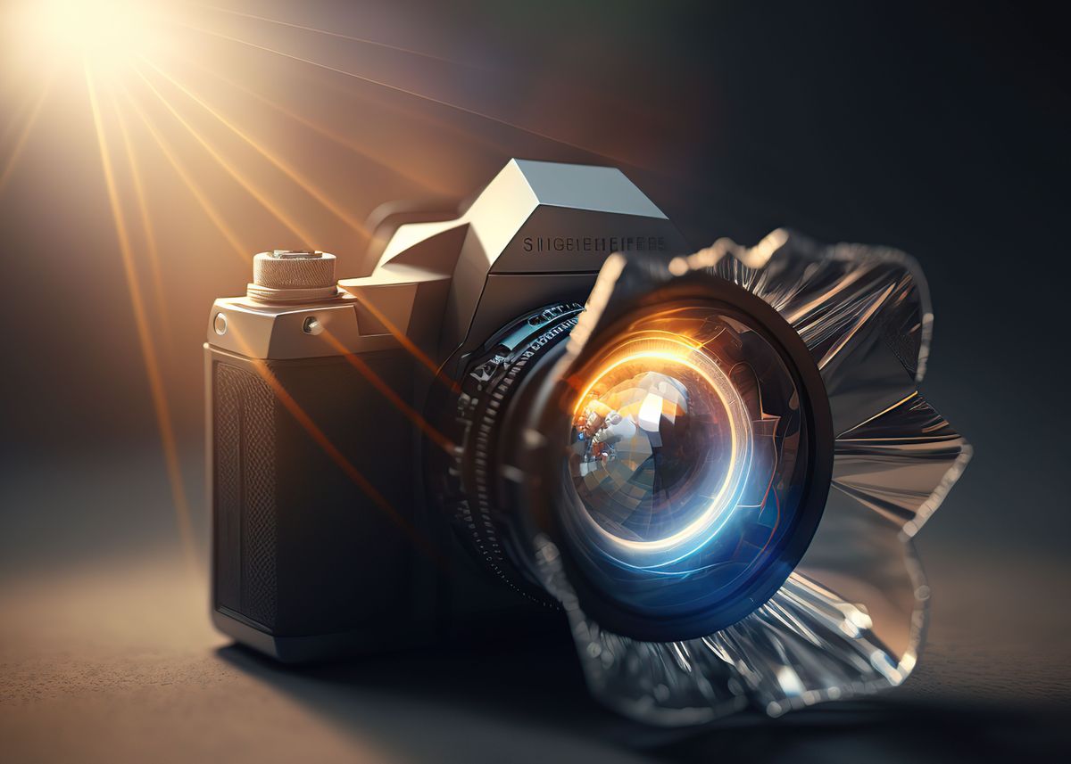 'Camera' Poster by Raheel Hollis | Displate