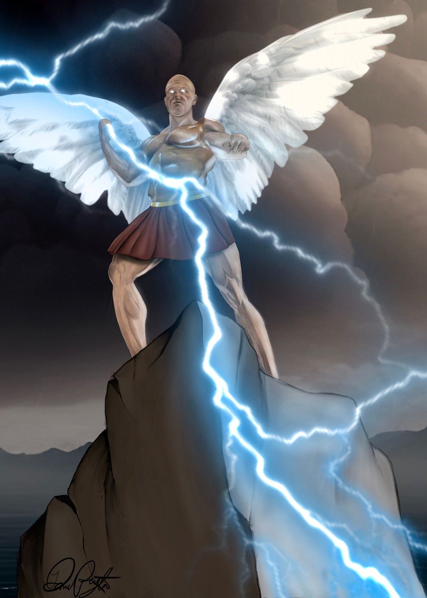 'Heavens Wrath' Poster, picture, metal print, paint by Daniel Peyton ...