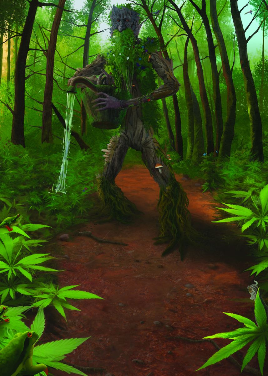 'Forest Watcher' Poster, picture, metal print, paint by TerpeneTom ...