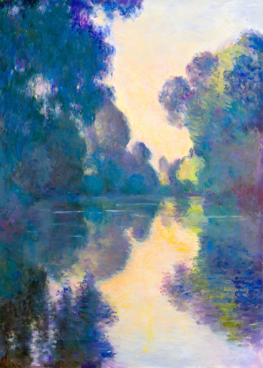 'Claue Monet Morning' Poster, picture, metal print, paint by Vintage ...