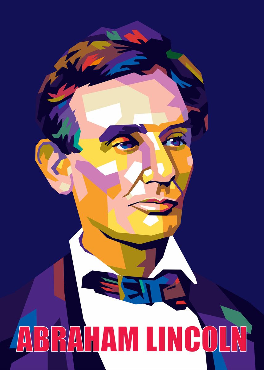 'Abraham Lincoln' Poster, picture, metal print, paint by Erick Sato ...