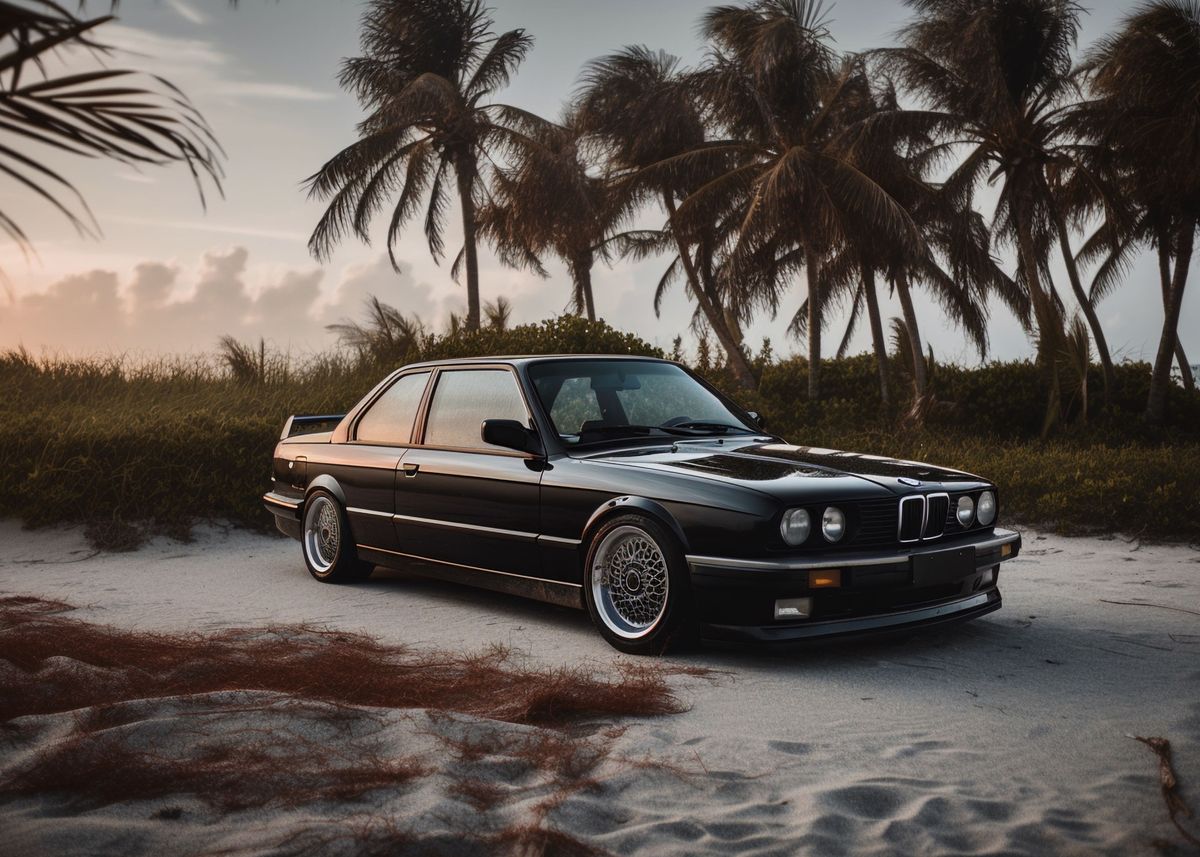 'BMW E30' Poster by Alexandros | Displate