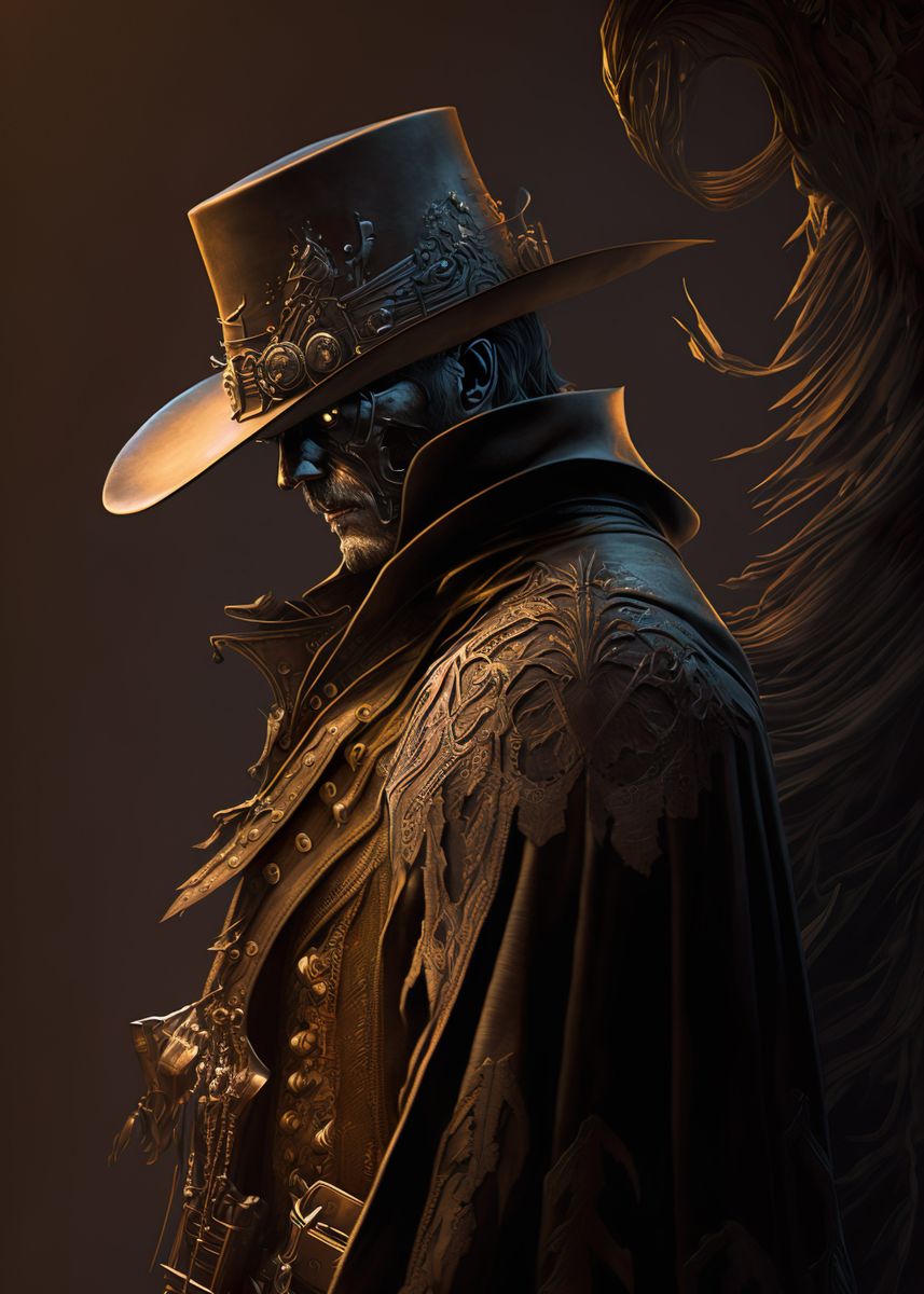 'Gunslinger' Poster, picture, metal print, paint by JLD Designs | Displate