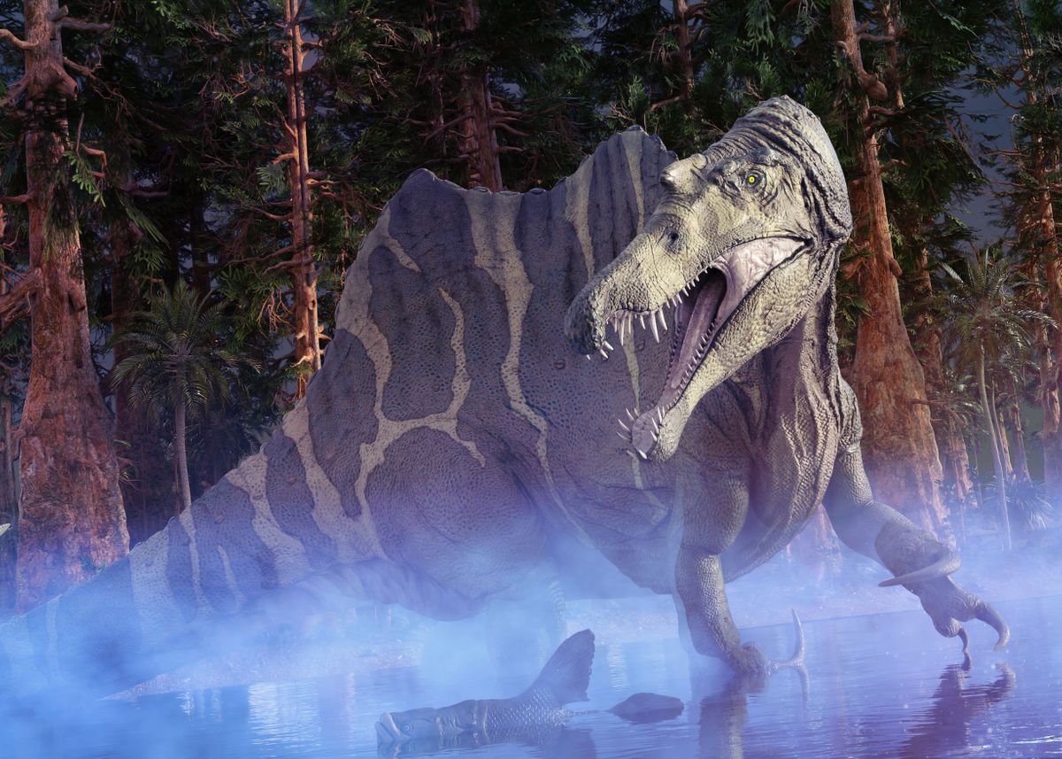 'Spinosaurus dinosaur' Poster by Gigi Bgm | Displate