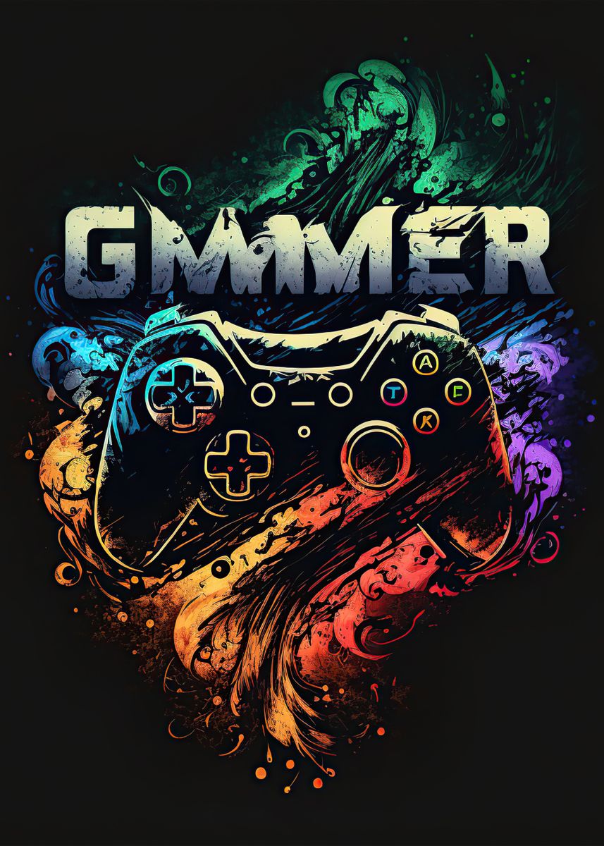 'Game' Poster, picture, metal print, paint by Yannis Denton | Displate