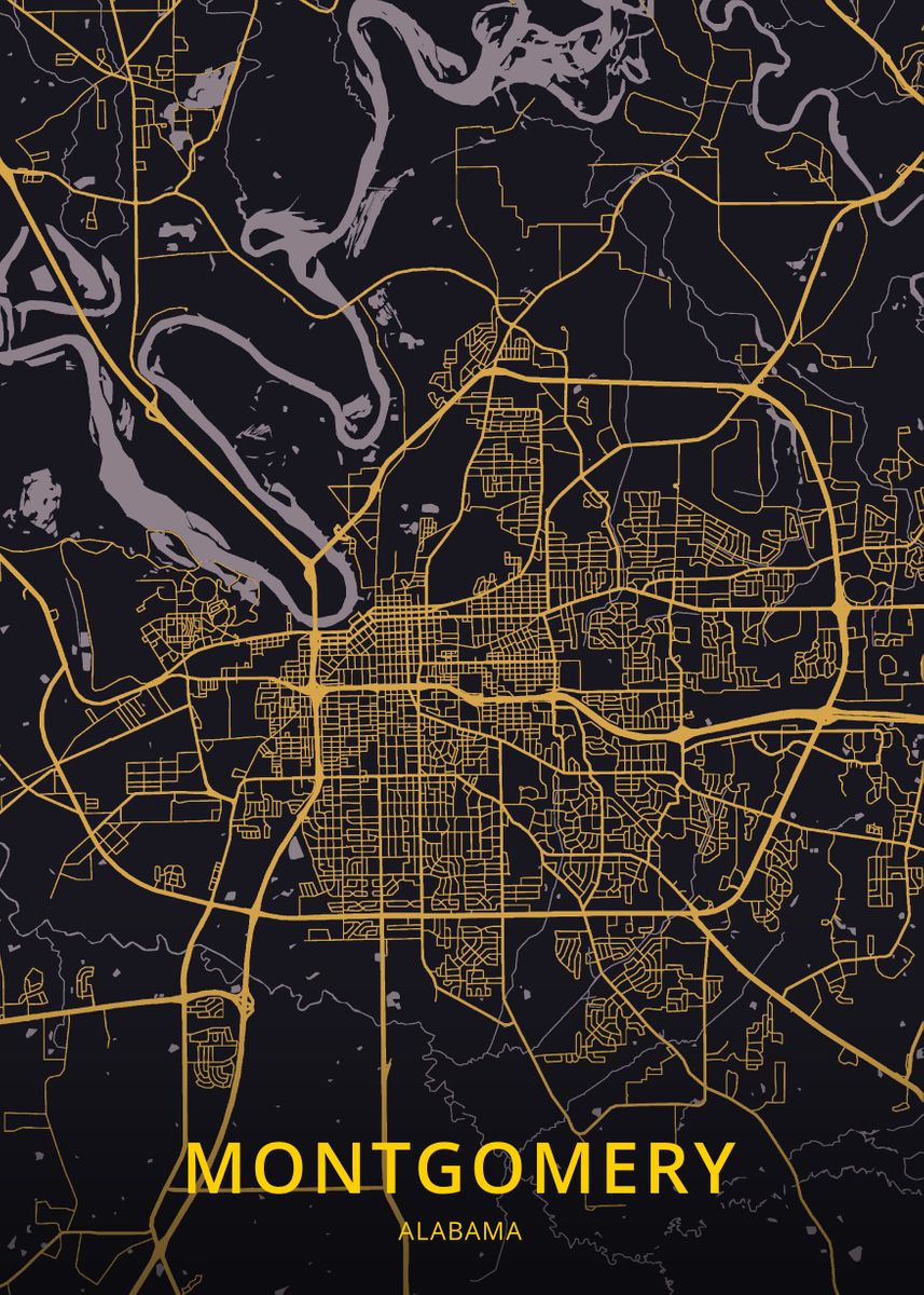 'MONTGOMERY' Poster by CRAFTSSSTUDIO | Displate