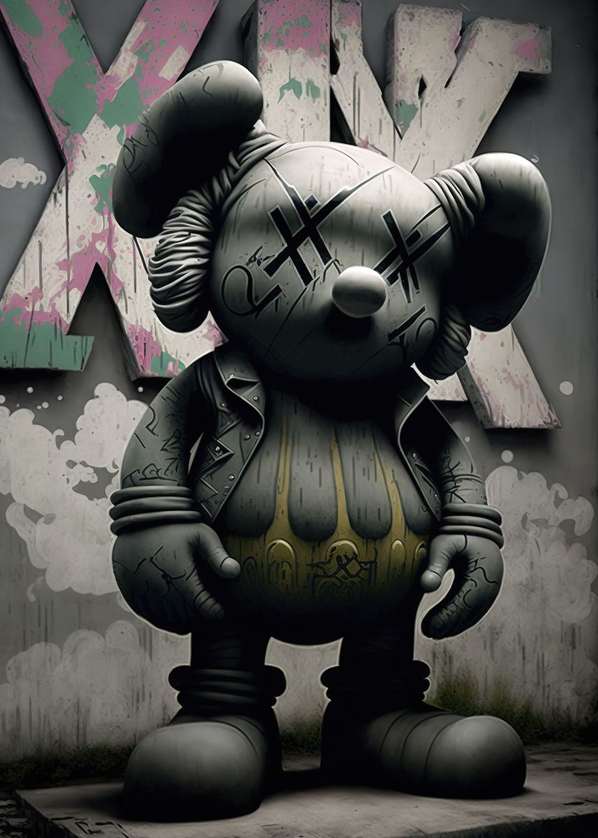 'Hypebeast Kaws' Poster by MatiasCurrie | Displate