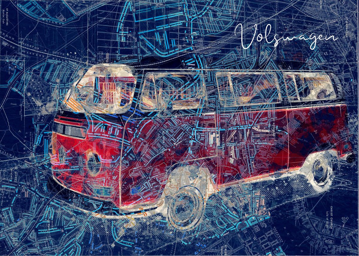 'Black old car poster' Poster by Lembayung Senja Studio | Displate