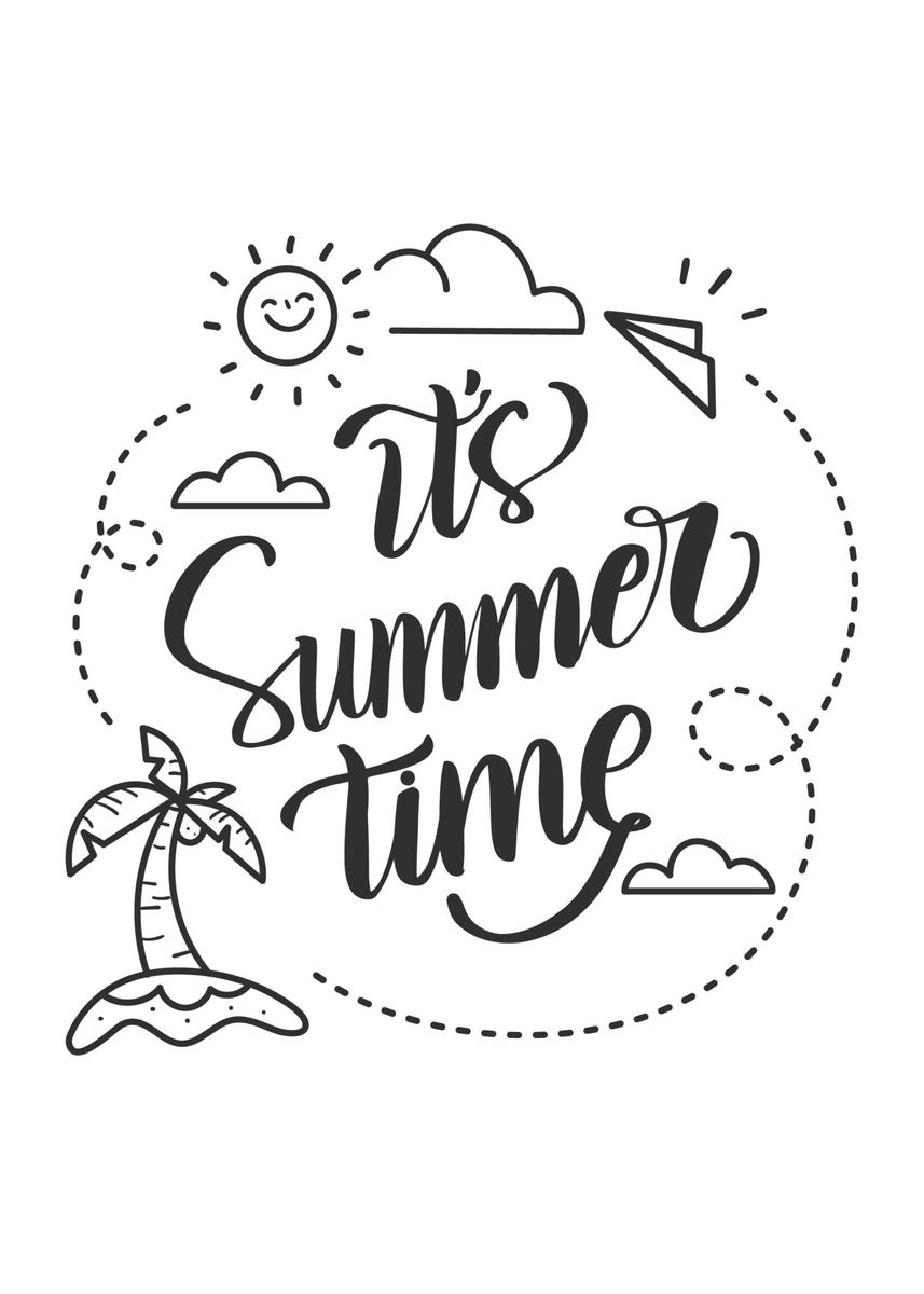 'Summer' Poster by Creativity Art | Displate