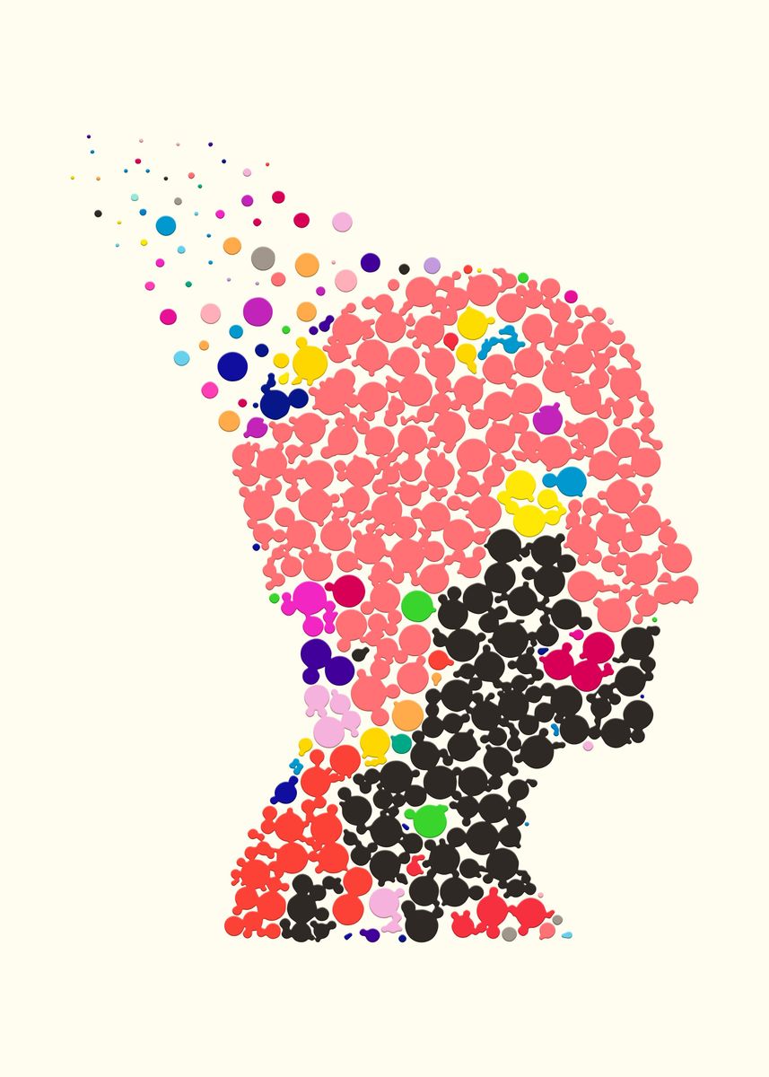 'Mind And Psychology' Poster, picture, metal print, paint by Dutton Jerrell | Displate