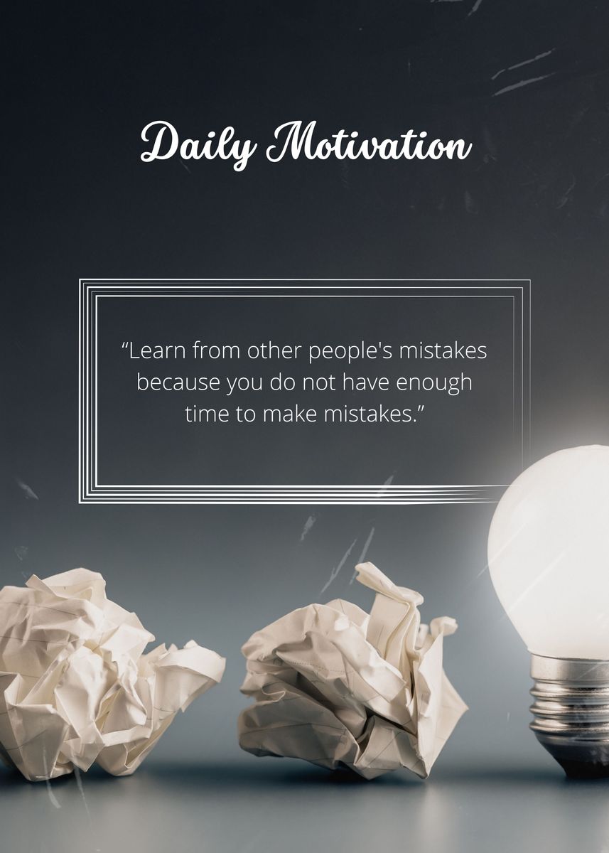 'Daily motivation ' Poster by Panther Blades | Displate