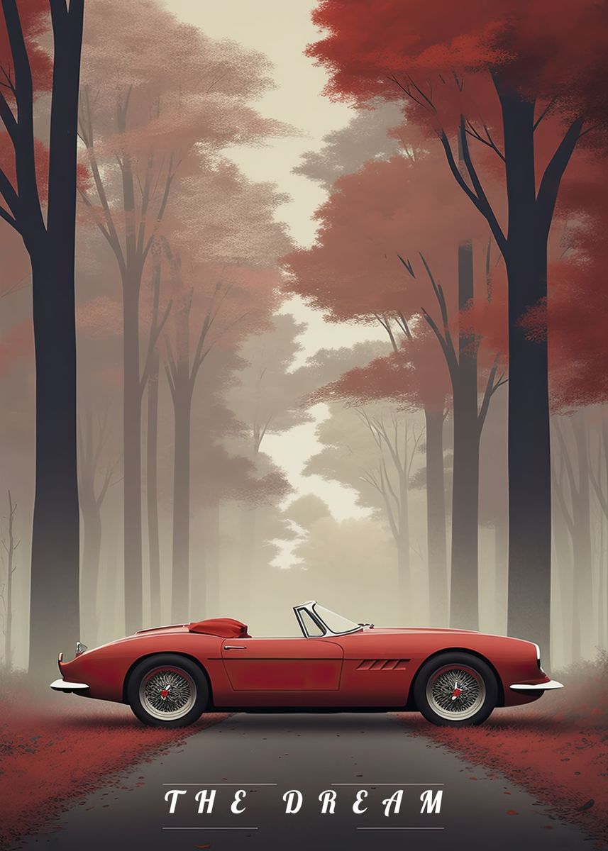 'Driving The Dream' Poster, picture, metal print, paint by mcmtdesigns ...
