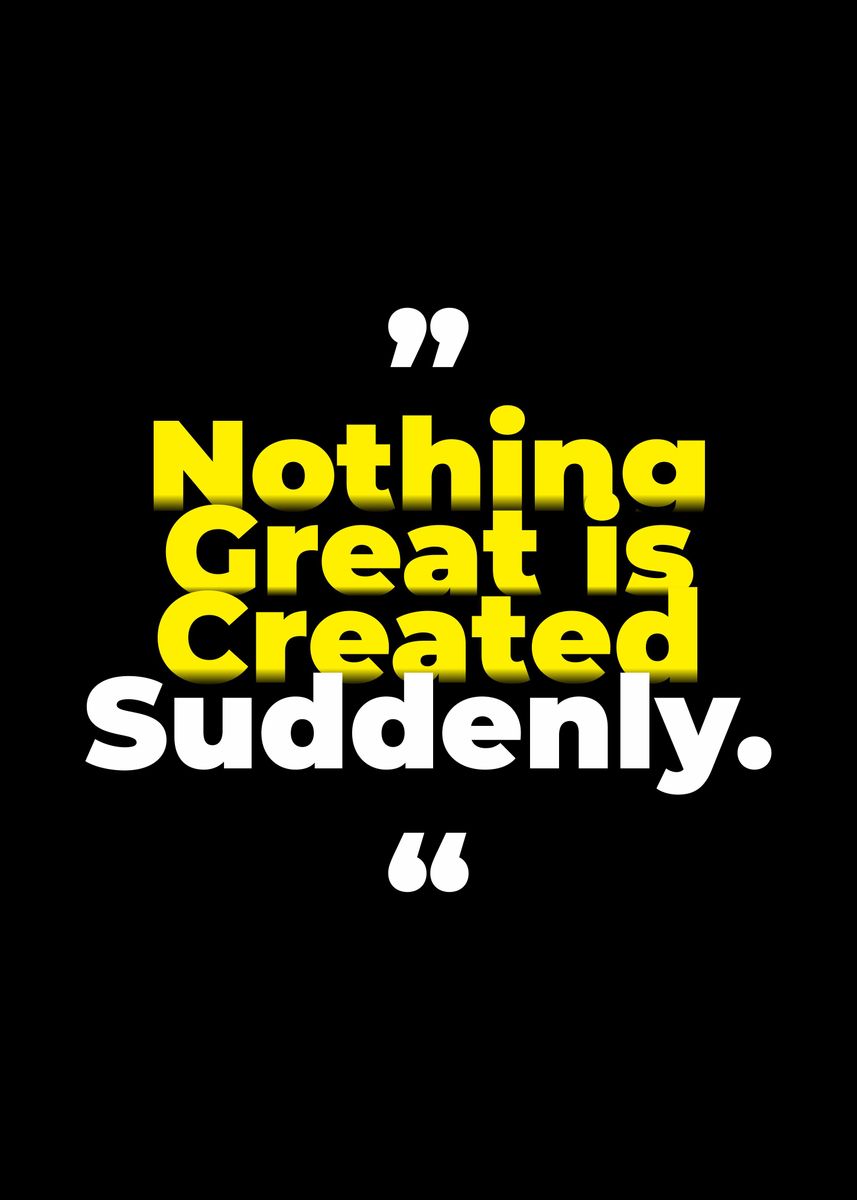 'SUDDENLY' Poster, picture, metal print, paint by KLIP CREATIVE | Displate