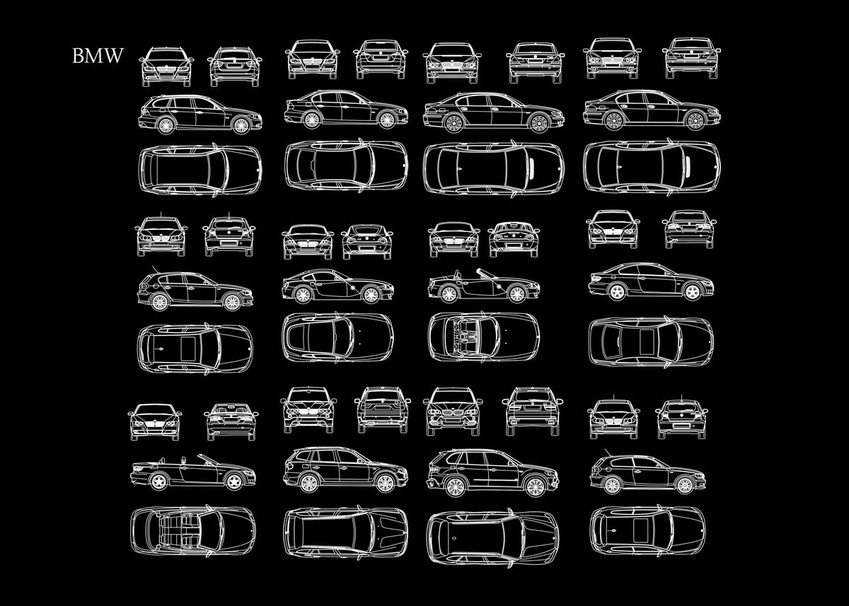 'Bmw Brand' Poster by ke ke | Displate